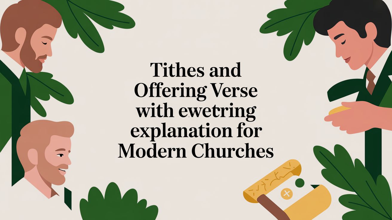 Tithes and Offering Verse with Explanation for Modern Churches | Grain Blog